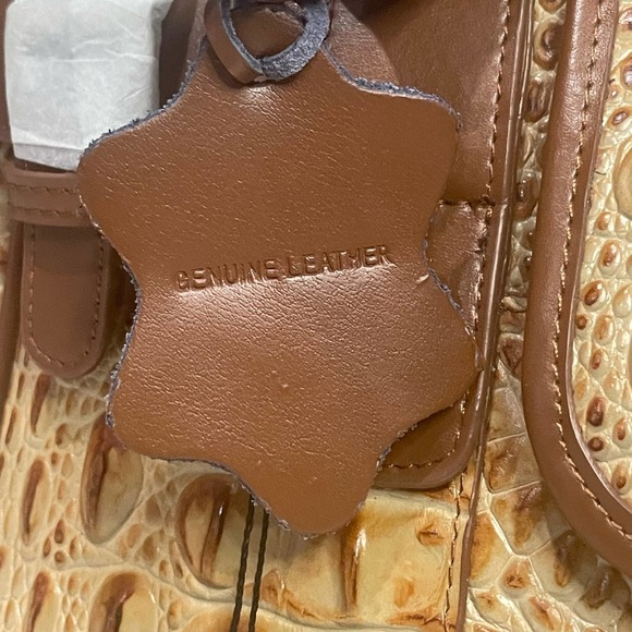 Charlie Lapson | Bags | Charlie Lapson Leather Handbag Defect Croc ...